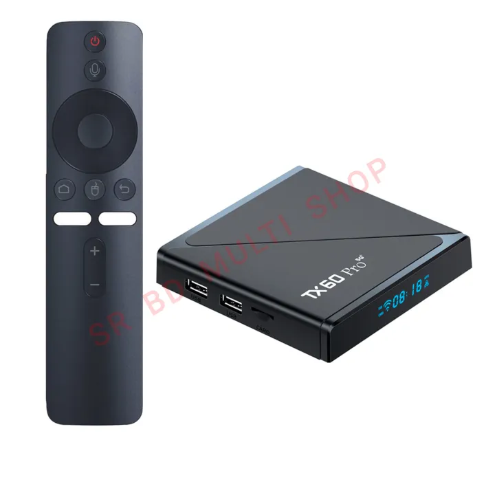 TX60 Pro 5G 14K ULTRA HD 16GB 256GB Android 16 Smart TV Box Voice ...