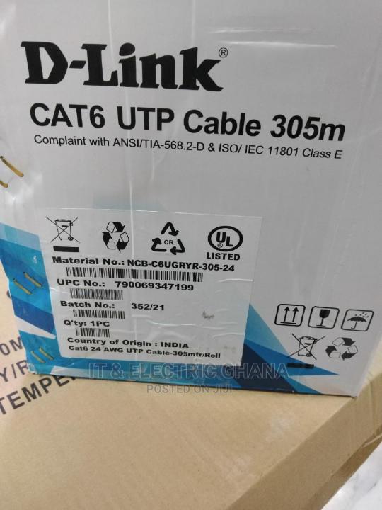 D-LINK CAT-6 CABLE : 305 MTR(cat-6 cable) | Daraz.com.bd