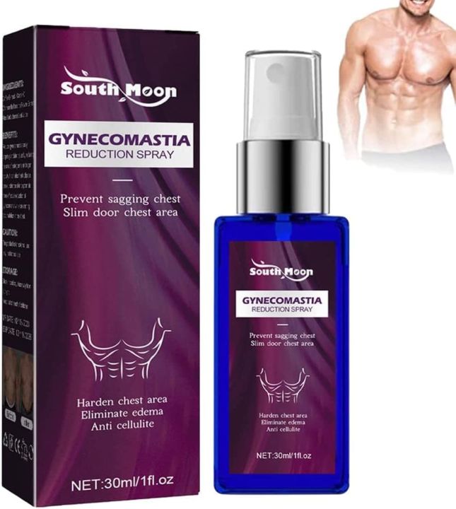 Gynecomastia Reduction Spray, Chest Cellulite Burner Spray for Men ...