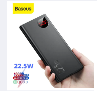 Baseus Adaman Metal 22.5W Power Bank 10000 mAh | Daraz.com.bd