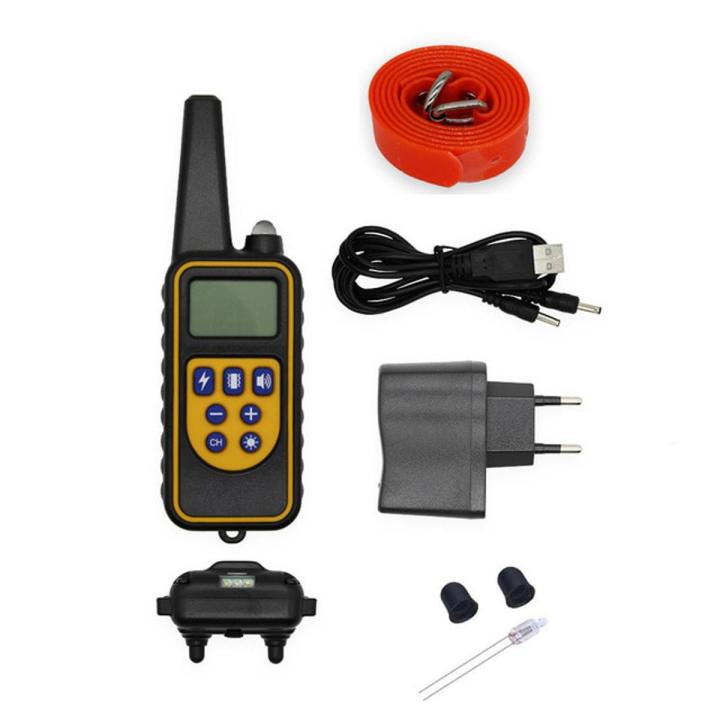800m Pet Remote Control Shock Vibration Beep With LED Display Electric ...