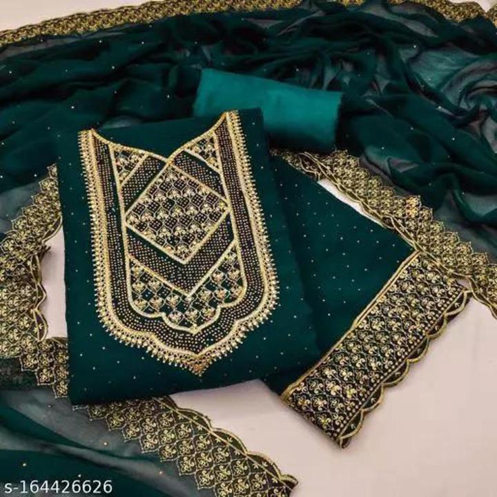 jorjet ambrodari 4 pecs jama- georjet full ambrodari work with stone ...