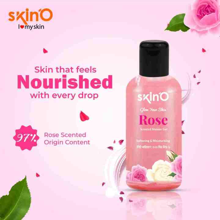 Skin’O Glow Your Skin Rose Scented Shower Gel – 220ml | Daraz.com.bd