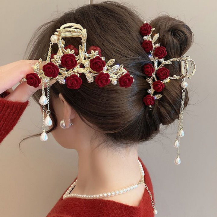 1 Piece Premium Golden Punch Clip Crown Hair Clip, Elegant Style ...