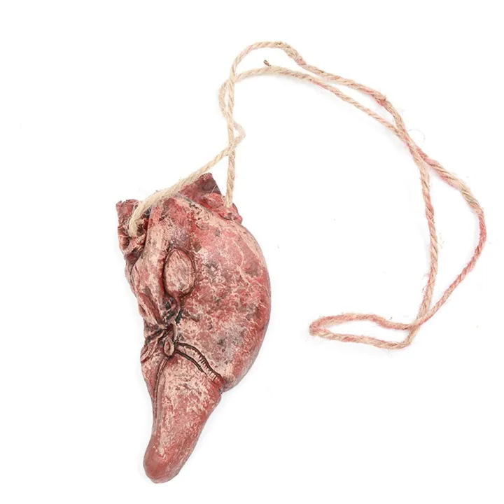 TE Halloween Decoration Scary Bloody Fake Latex Arm Hand Foot Heart ...