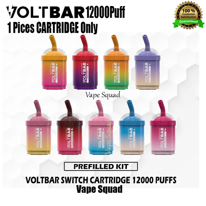 VOLTBAR SWITCH CARTRIDGE - All Flavour Stock (12000 PUFFS) 1 Pieces ...