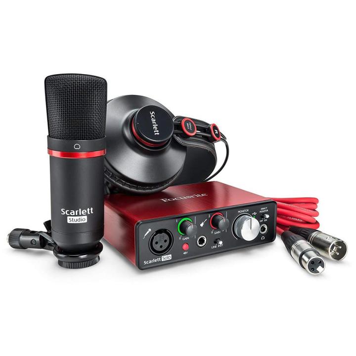 Scarlett Solo Studio Pro Recordings Setup | Daraz.com.bd