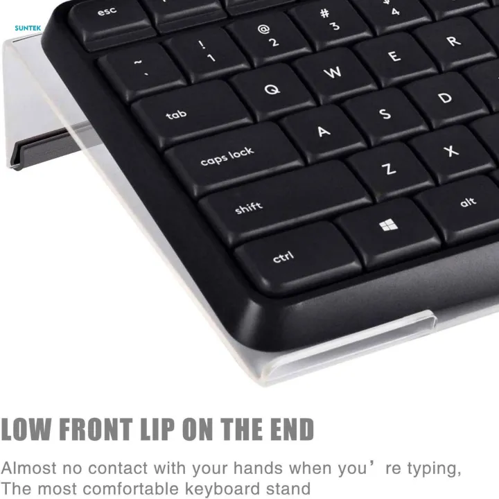 Mini Computer Keyboard Stand Tilt PC Keyboard Stand Riser for Desk ...