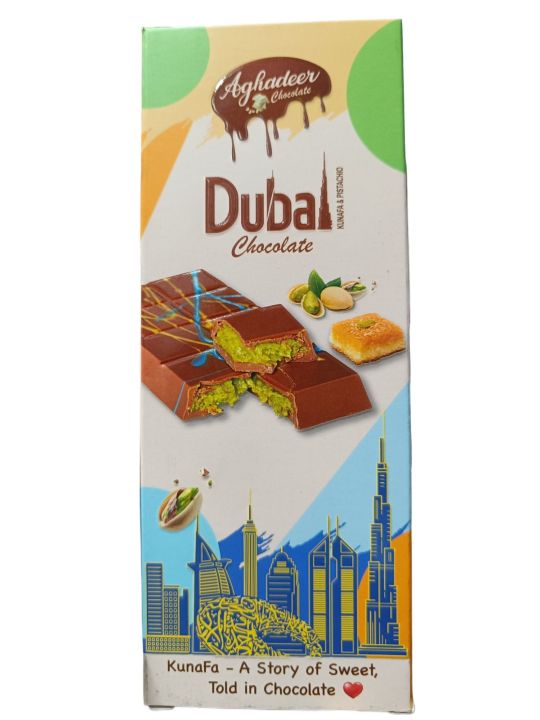 Aghadeer Dubai kunafa chocolate 100g | Daraz.com.bd