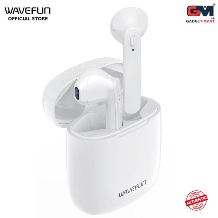 Wavefun V Super Bass Bluetooth Earbuds - White | Daraz.com.bd