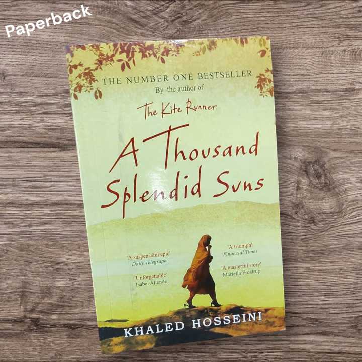 A Thousand Splendid Suns by Khaled Hosseini (Yellowish - Paperback ...