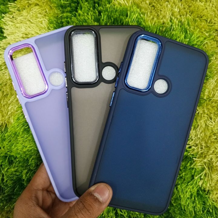 New Matte Case Redmi Note 8 Back Cover with Camera Shiled, Super Grip ...