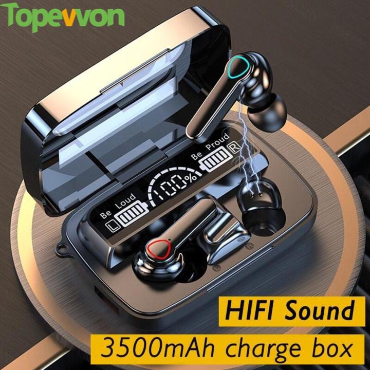 Topewon Sports Bluetooth Wireless Headphones with Mic IPX5 Waterproof ...