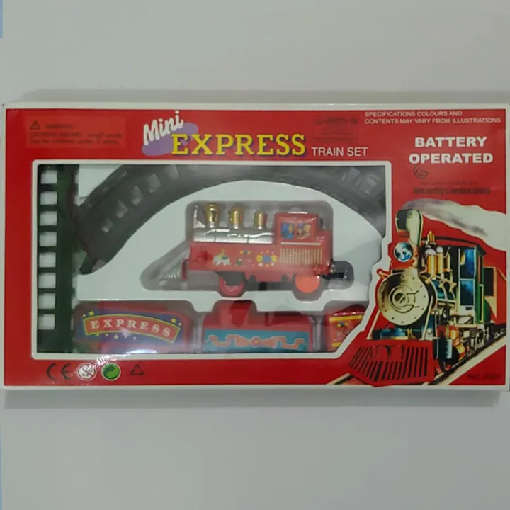 Mini Express Train Set For Kids 1 Battery Operated Train Set | Daraz.com.bd