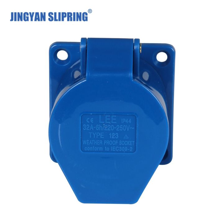 3P 32A IP44 Wall socket Industrial connector Industrial Socket Hide ...