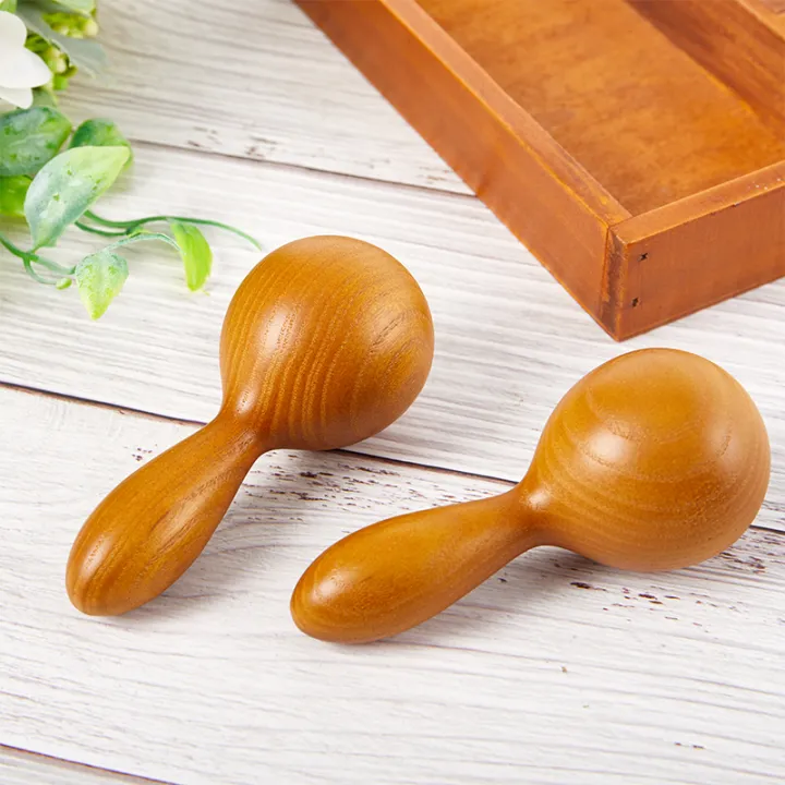 1PC Wooden Massager Essential Oil Stick Body Spa Meridian Tapping ...