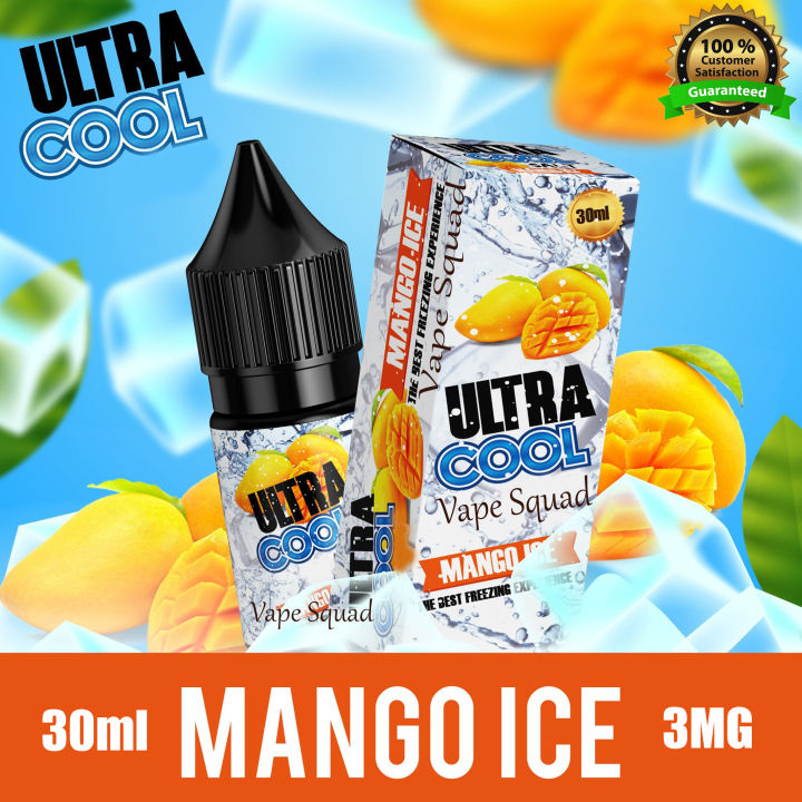 ULTRA COOL Mango ICE Electric Device 30ml/3Mg flavor for wonderful ...