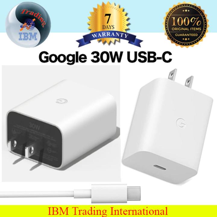 Premium Quality Google 30W USB-C Charger and Cable - Fast Charging ...