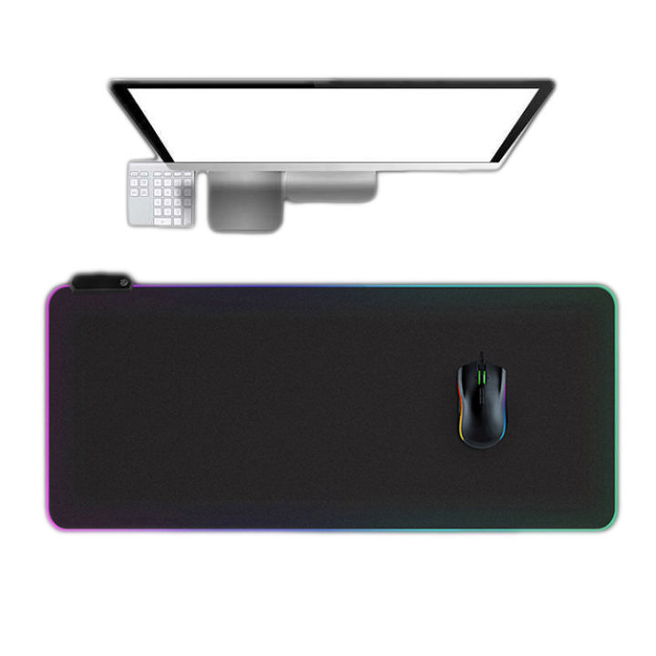 Colorful RGB Illuminated Mouse Pad LED Gaming Large Wireless Charging ...