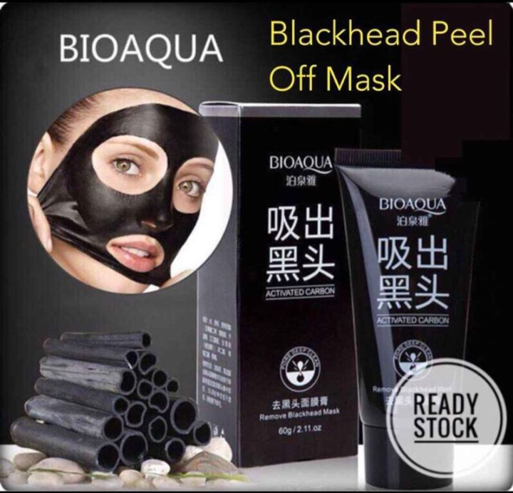 BIOAQUA ACTIVATED CARBON CHARCOAL BLACKHEAD REMOVAL CLEANSING DEEP ...