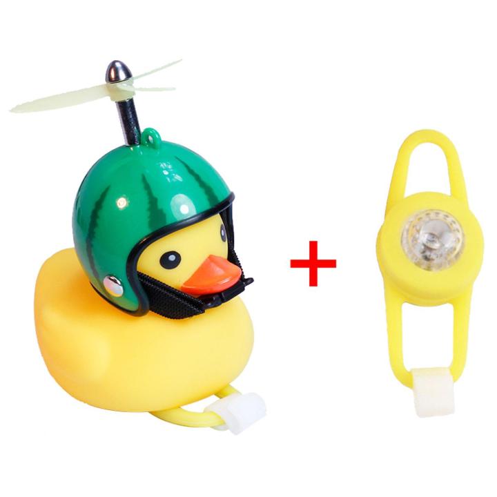 Road Mtb Duck Bike Bell Bicycle Duck Rubber With Helmet Ducky With ...