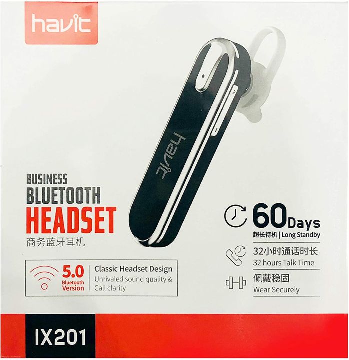 HAVIT - IX 201 - BLUETOOTH HEADSET | Daraz.com.bd
