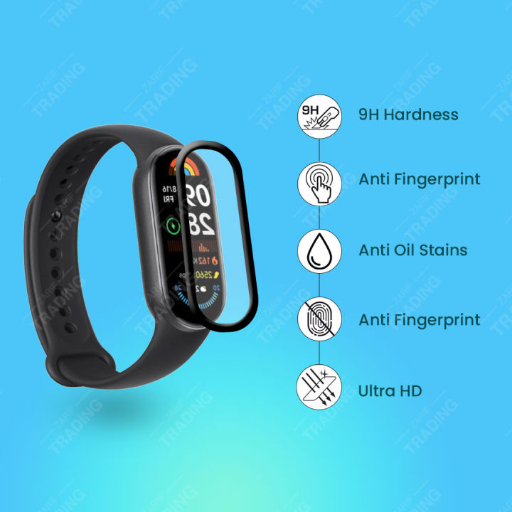 Mi Band 9 Smart Watch Full Coverage Plastic Screen Protector | Daraz.com.bd