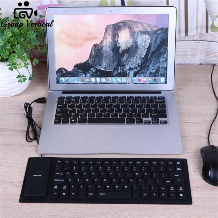 Group Vertical Portable Silent Foldable Silicone Keyboard Usb Flexible ...