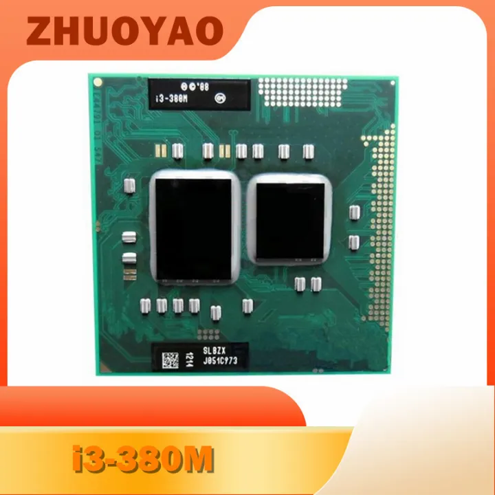 Core I3-380M CPU notebook Processor 3M Cache 2.533 GHz Laptop Socket G1 ...