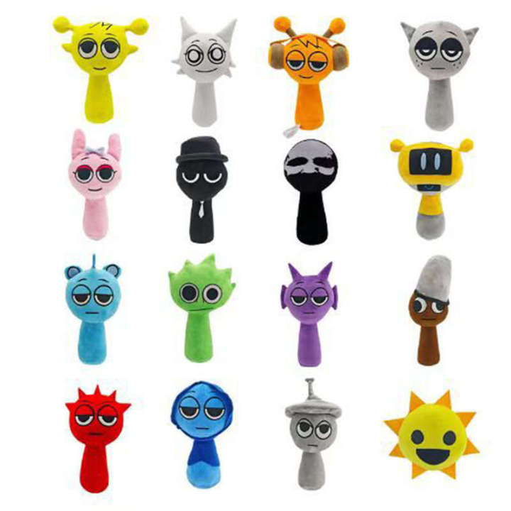 Plush Toys Incredibox Stuffed Doll Sprunki Game Singers Oren Wenda ...