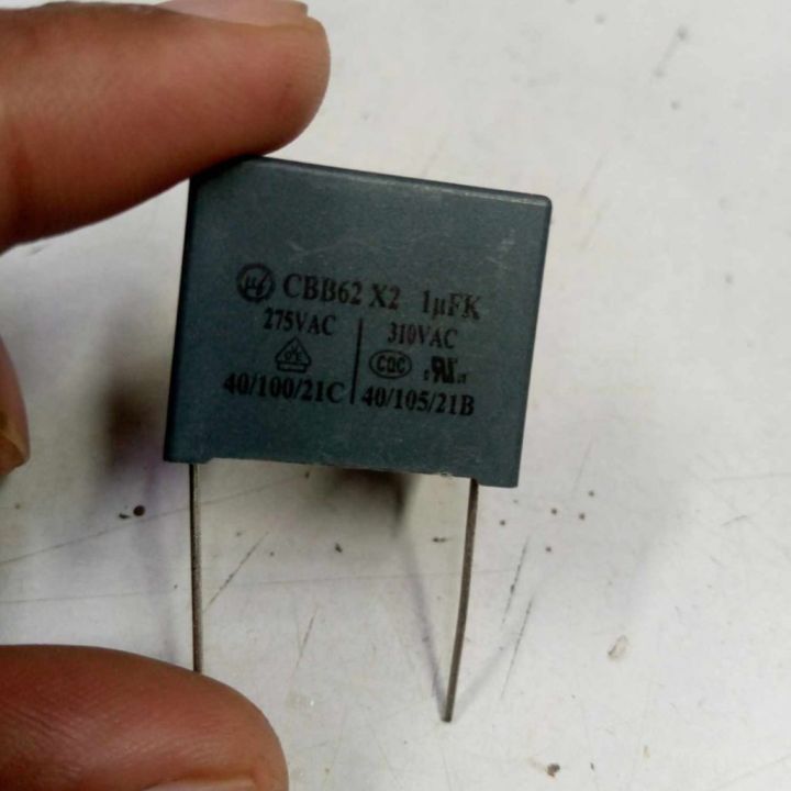2Pcs - BOX Type 1uF 105K 275VAC Capacitor | Daraz.com.bd