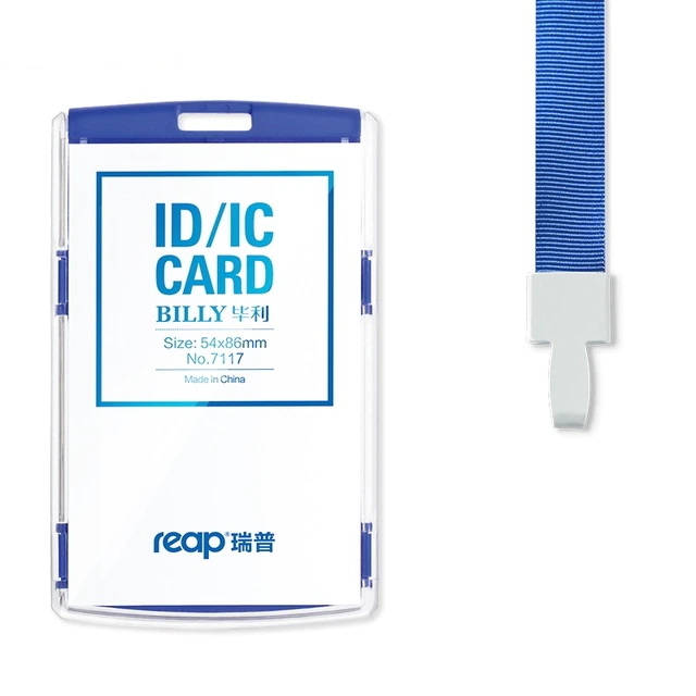 Reap 7117 ID/IC Card Holder with lanyard Name Tag Badge Name Label ...