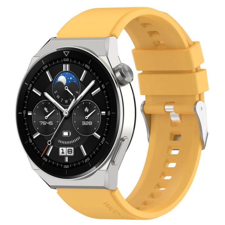 For Huawei Watch GT2 Pro / GT2e 22mm Protruding Head Silicone Strap ...