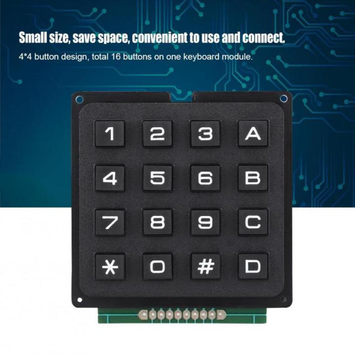 Matrix Keyboard 16 Key Modules 4x4 Buttons External Microcontroller For Mcu Bd