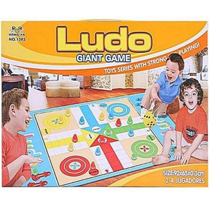 Plastic Ludo Giant Game Set - Multi Color | Daraz.com.bd