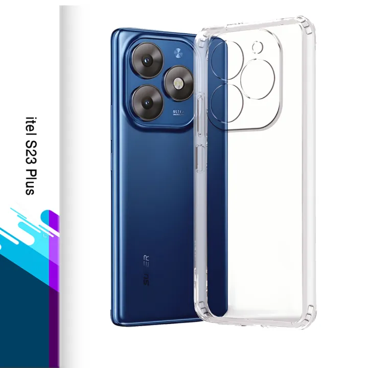For Itel S23 Plus - AGT Crystal Clear Soft TPU Ultra-Thin Transparent ...