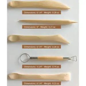 Keep Smiling Clay Tools Kit (Pack of 5) | Daraz.com.bd