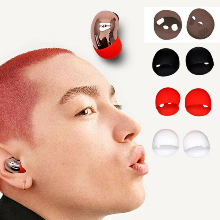 【FUPANG】For Samsung Buds Live Silicone Earbud Cover Colorful ...