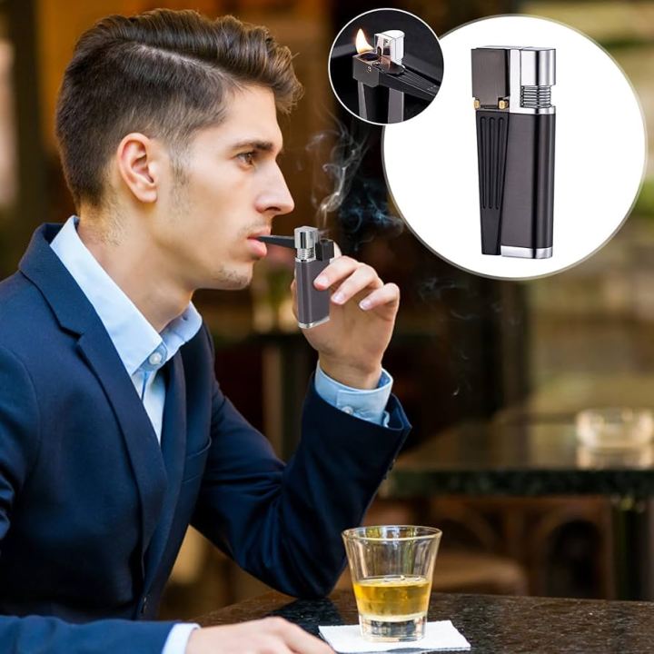 Original Portable 2 in 1 Hitter Lighter Men Smoking Gadget (Metal Body ...