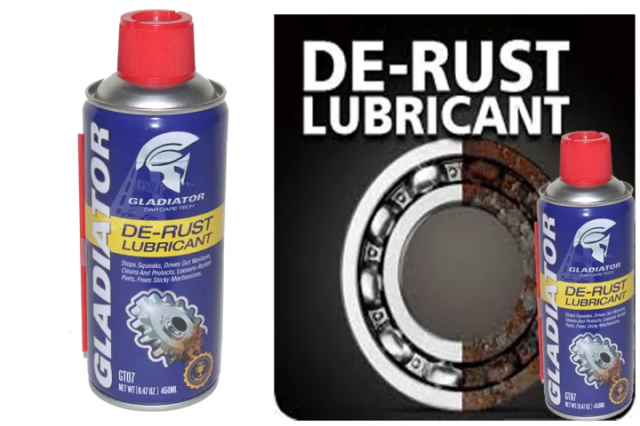 Gladiator DE-RUST Lubricant for bike and all vehicles and multipurpose ...