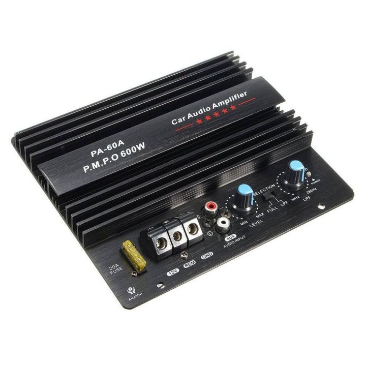 600W 12.0V Car Subwoofer High Power Amplifier Board Single Channel ...