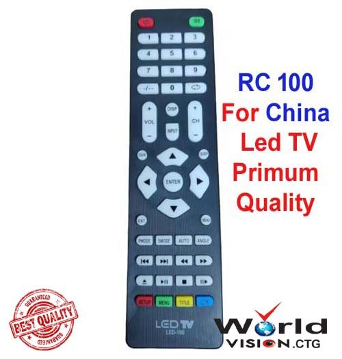 Remote Control for RC 100/RC 200/ RC 300 Led Tv Remote Control | Daraz ...