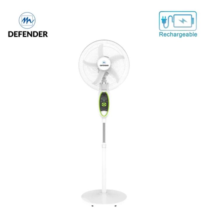 Defender 16" Rechargeable Stand Fan MCF-2936HRS with Remote Controller ...
