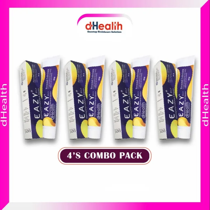Eazy Jelly 50g Personal Lubricant 4's Combo Pack | Daraz.com.bd