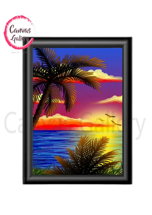 Fiber Art Photo glass wall Frame For Wall Decor , Photo frame Canvas ...