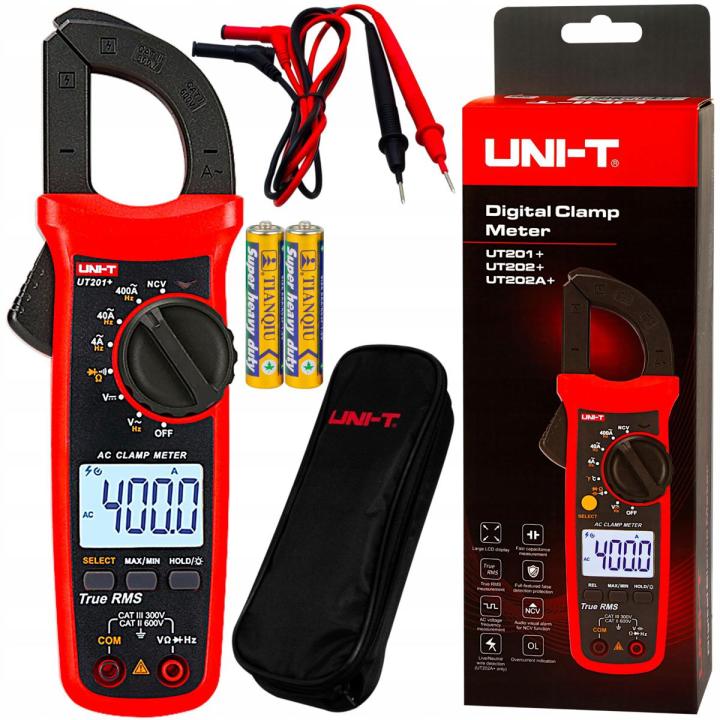 UNI-T UT201+ Digital Clamp Meter 400A True RMS Clamp Meter | Daraz.com.bd