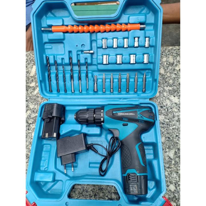 12V 1.5AH Electric Screwdriver 35N.m Cordless Screwdriver Drill ...