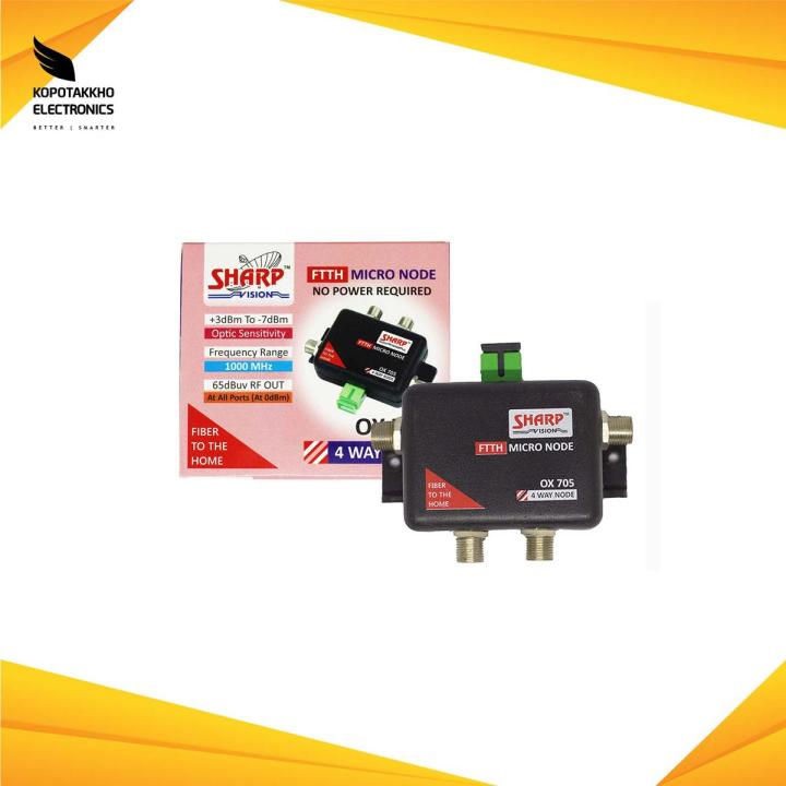 Sharp FTTH Micro Node - 4 Output | Daraz.com.bd