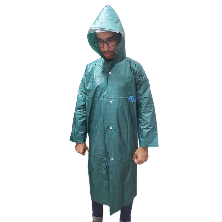 Polyester Waterproof Raincoat For Men & Women | Daraz.com.bd