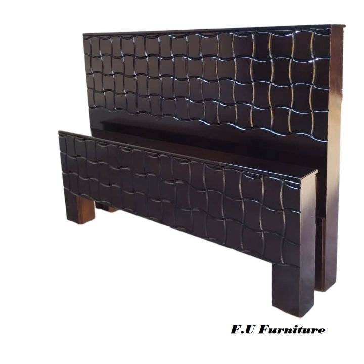 Stylish and High Quality Flores Bed Double Size (MDF) Plain khat ...